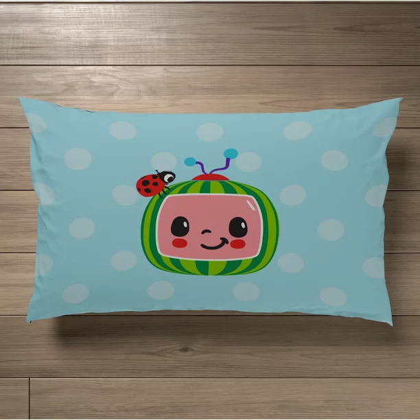 Cocomelon Animals Kids 2-Piece Twin/Full Reversible Comforter and Sham ...